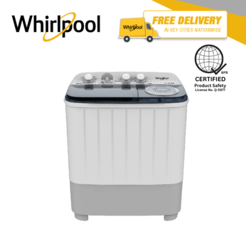 Whirlpool 7.5 kg Twin Tub Washer NWDC7503BN (Navy Blue) | Shopee Philippines
