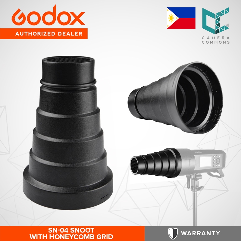 Godox SN-04 Snoot with Honeycomb Grid SN04 for AD400Pro Flash Head | Shopee Philippines
