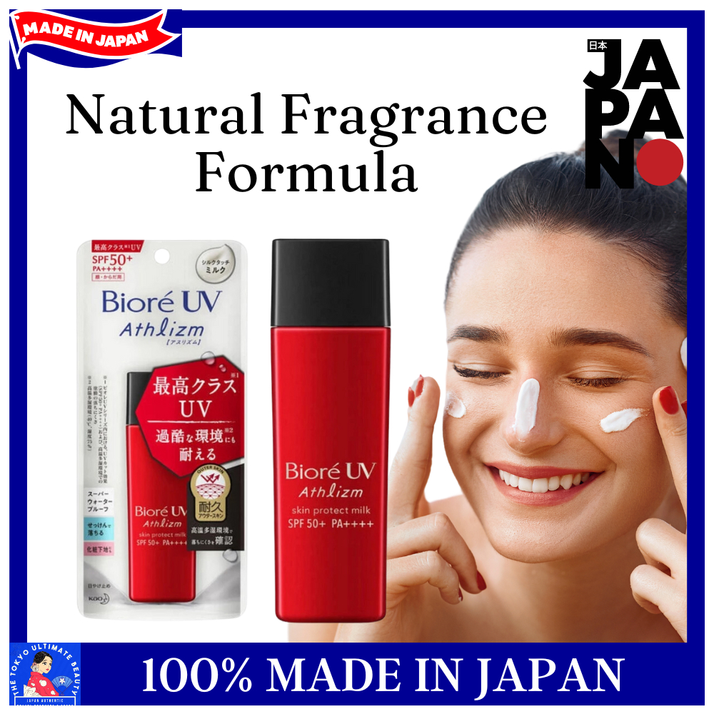 Biore UV Athlizm Sunscreen Sun Protection Milk SPF 50+ PA++++ 65 ml | Shopee Philippines