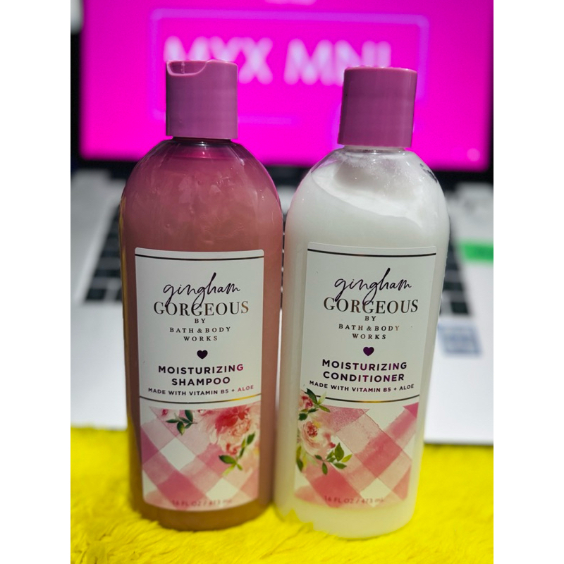 Bath & Body Works Gingham Gorgeous Shampoo & Conditioner Duo | Shopee ...