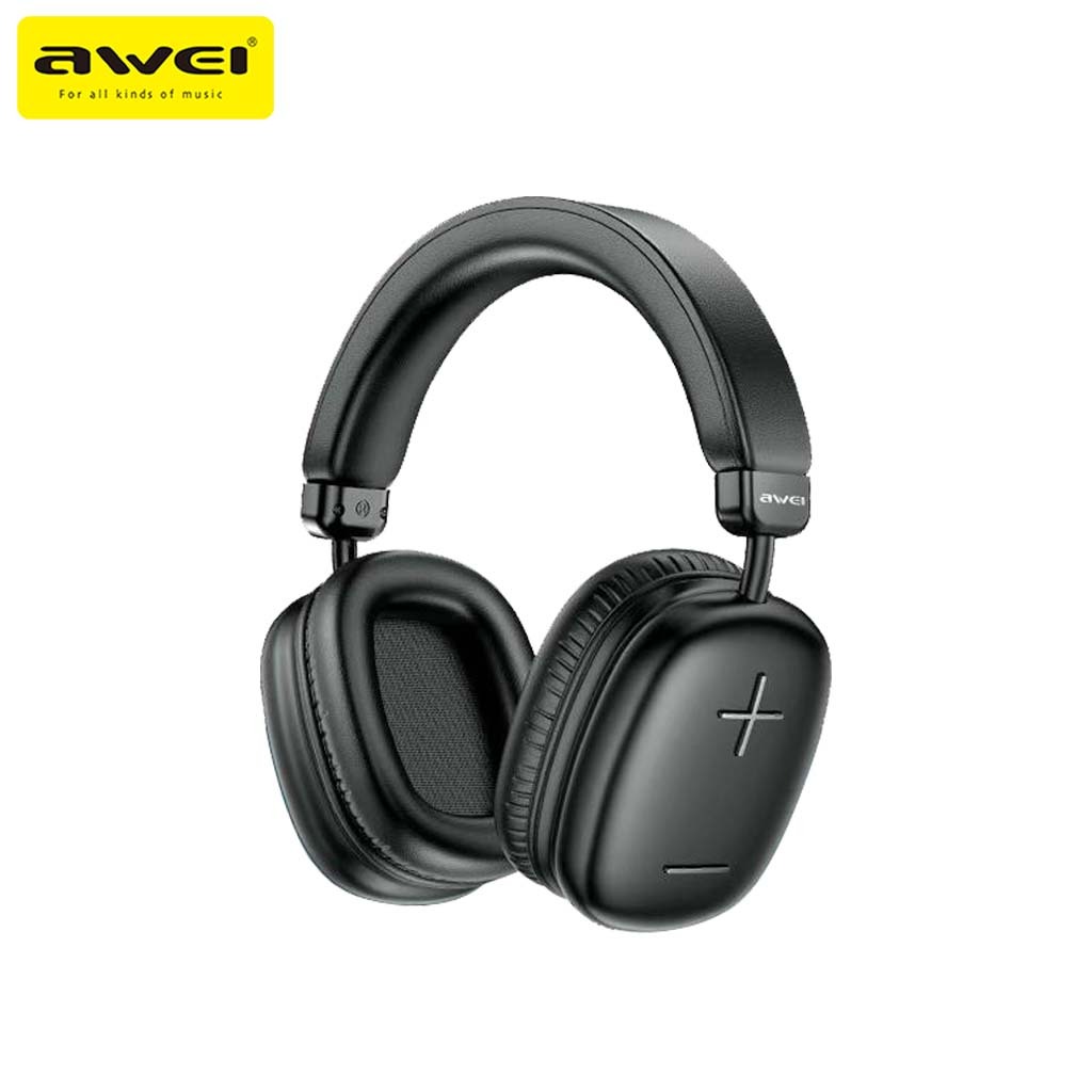 Awei AT6 Wireless Stereo Bluetooth Headphone Noise Cancellation Headset ...