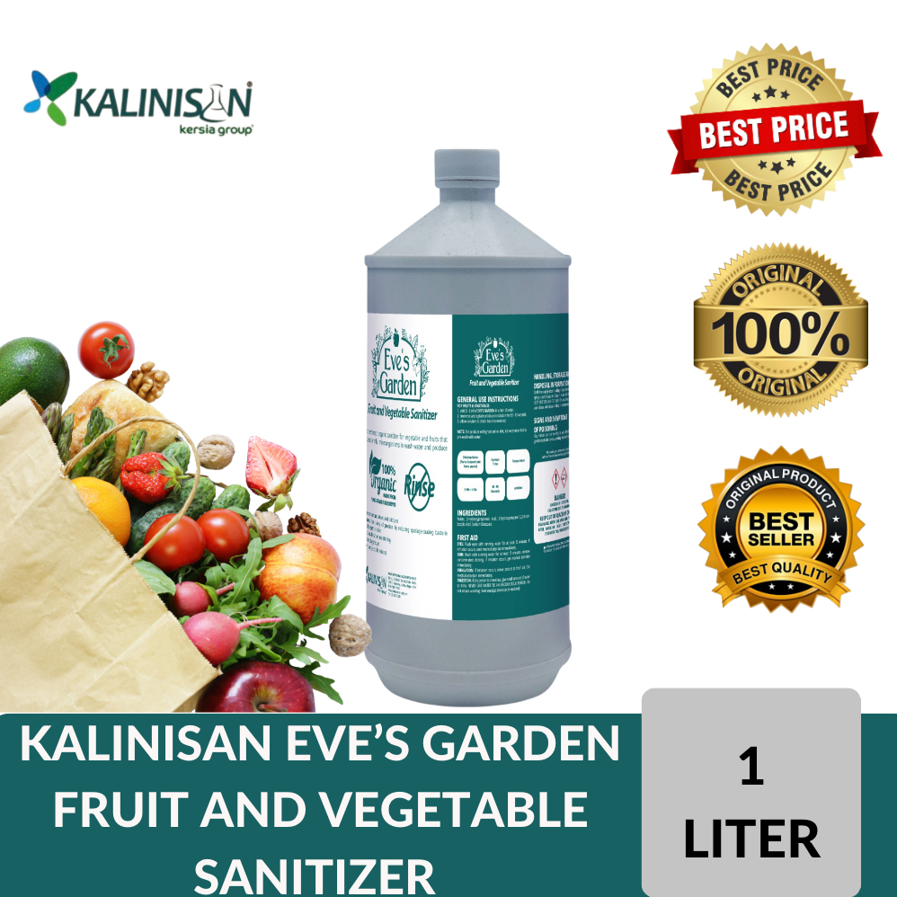 Kalinisan Eve's Garden Fruit and Vegetable Sanitizer 1 Liter | Shopee ...