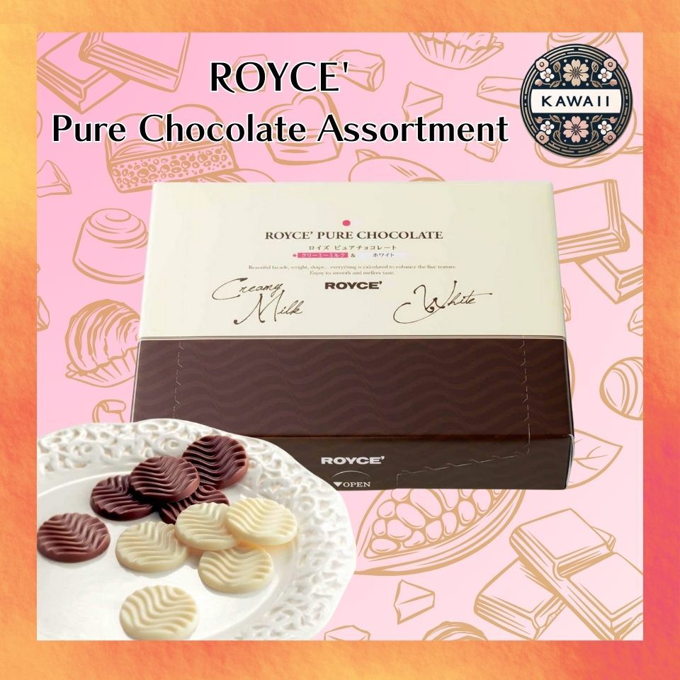 ROYCE' Pure Chocolate Assortment [Creamy Milk & White] [Sweet & Milk ...