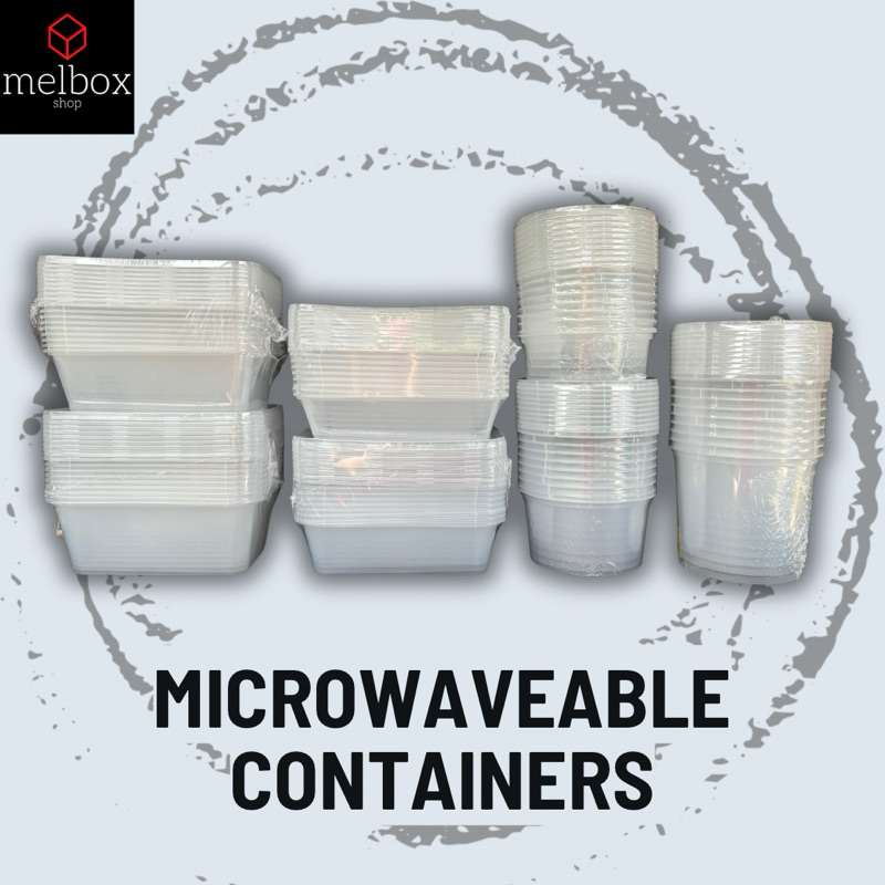 [10 pcs] Microwaveable Container Take Out RO250 RO450 RO750 RE500 RE650 ...