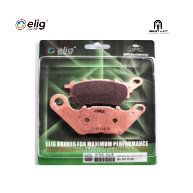 Elig Sintered Brake Pads (YAMAHA XMAX 300 REAR/R3 REAR) | Shopee ...