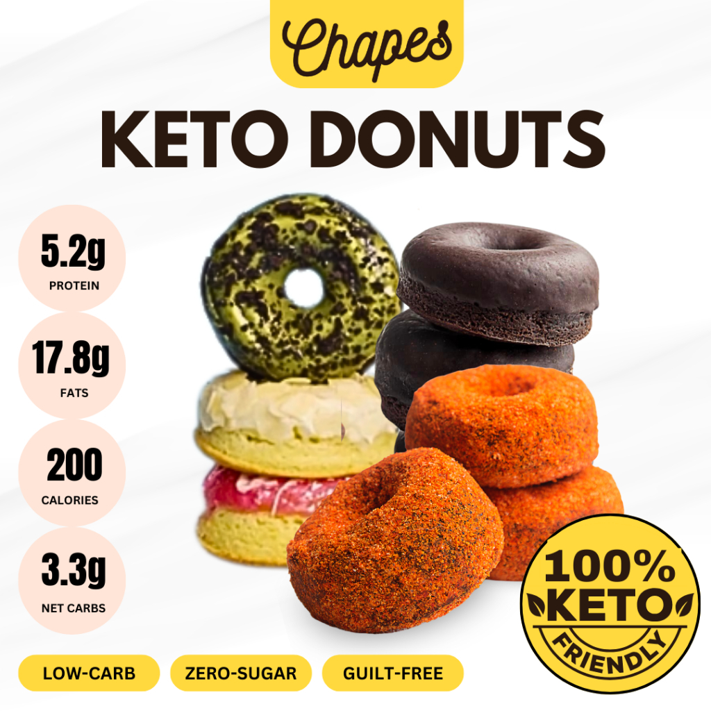 Chapes Keto Donuts Assorted | Shopee Philippines