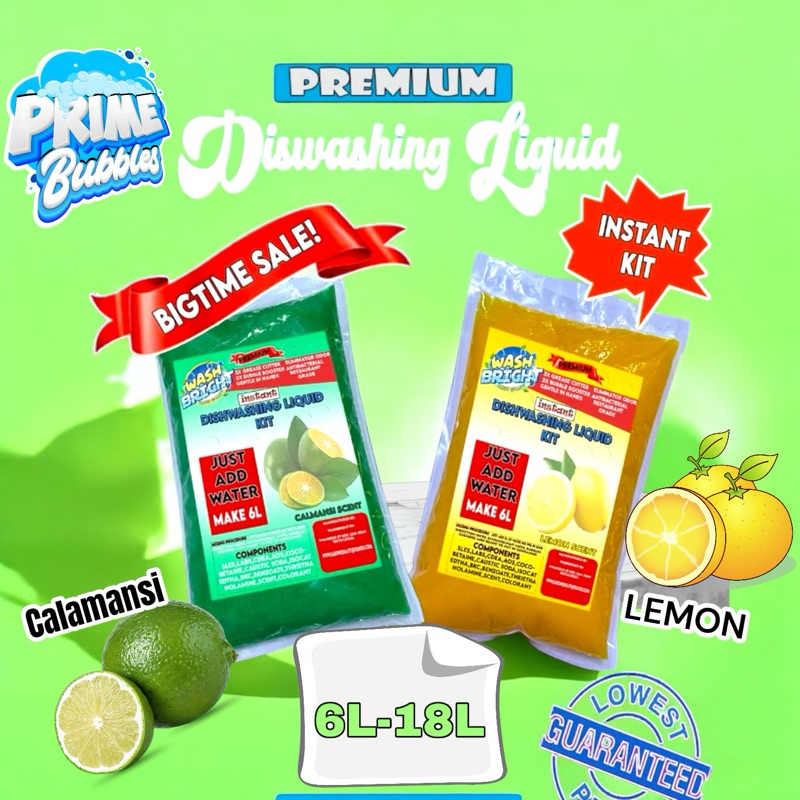 instant PREMIUM Dishwashing Liquid with sticker label | Shopee Philippines