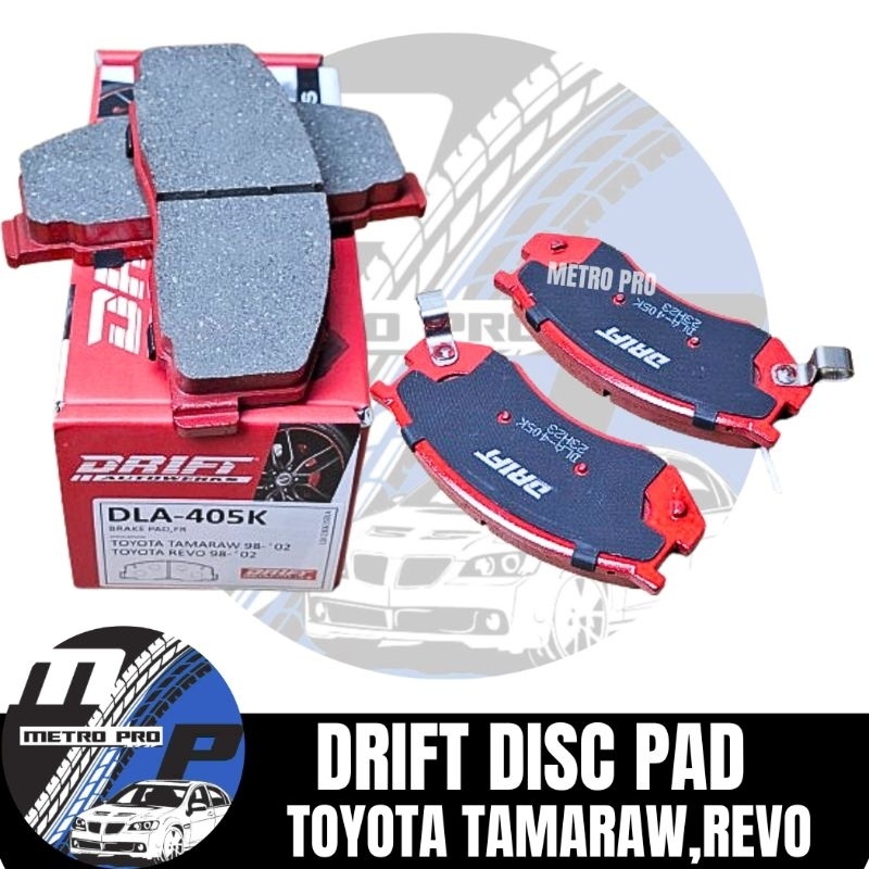 DRIFT Brake/Disc Pad(DLA-405K)TOYOTA TAMARAW ,REVO '98-'02,Front ...