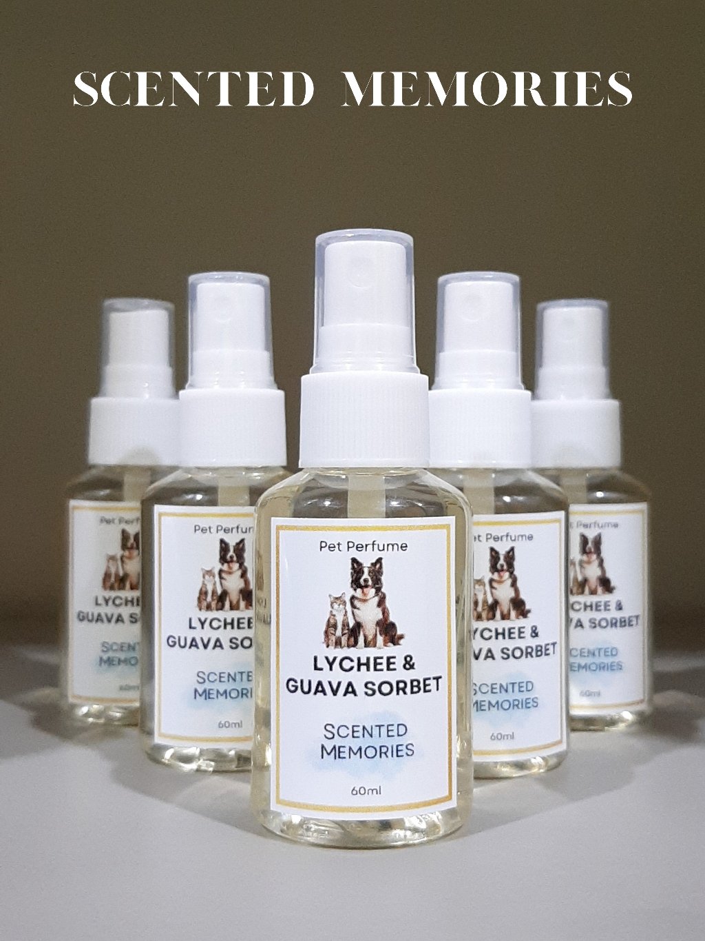 All Natural Oil-Based Gentle Lasting Perfumes for Dogs & Cats (60 ML ...