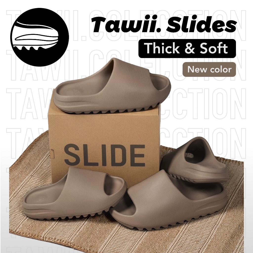 Tawii. yeezy slides Brown slippers for woman and man sale beach ...