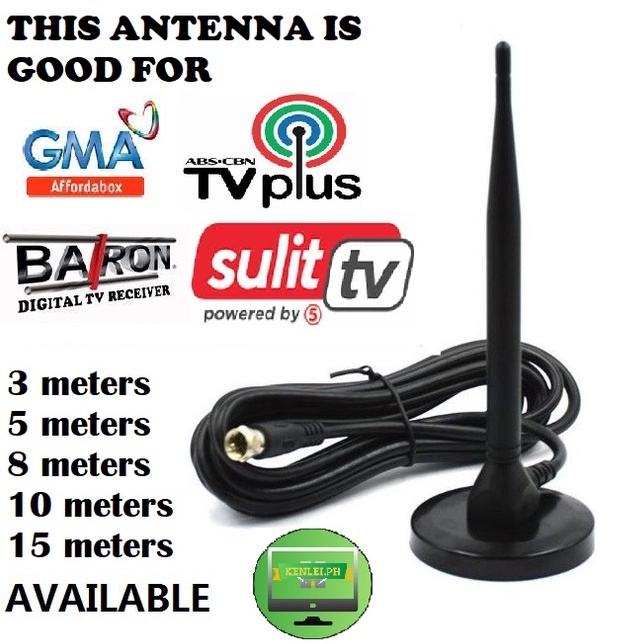 CROWMSTAR KUKU GMA/Tvplus/sulit tv Black Box antenna Black Antenna TV ...