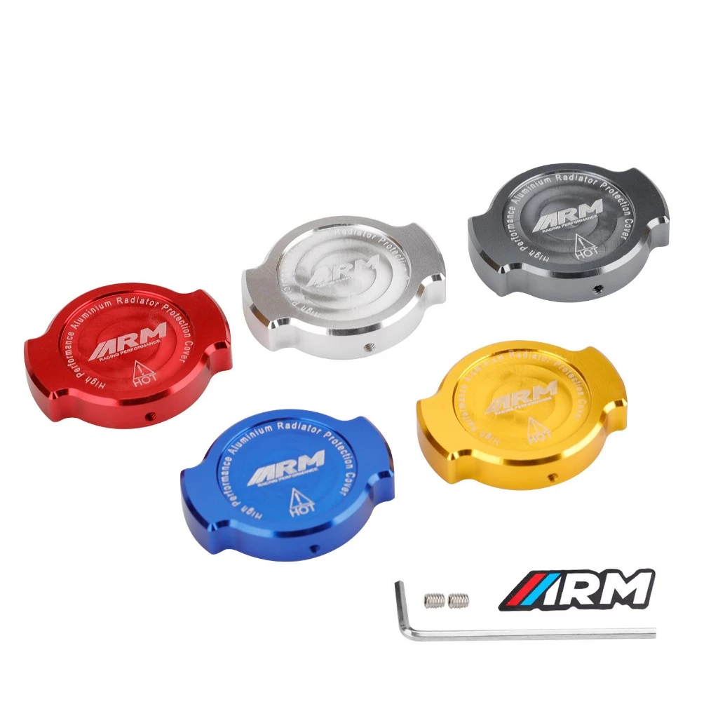 Arm Radiator Cap Cover Aluminum Full CNC Universal With Sticker From ...