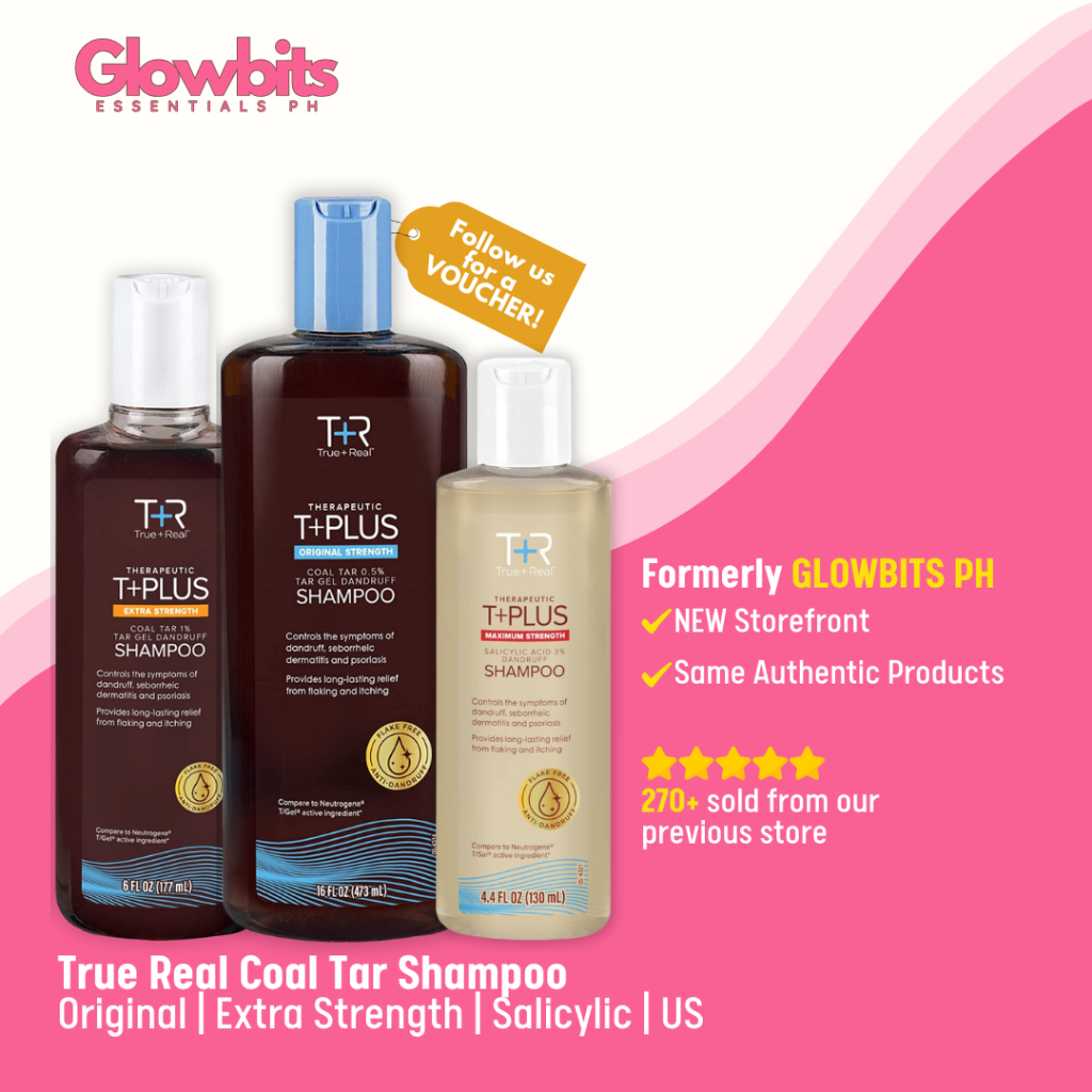 True+Real Therapeutic T+Plus Tar Gel T/Gel Dandruff Shampoo, Original ...