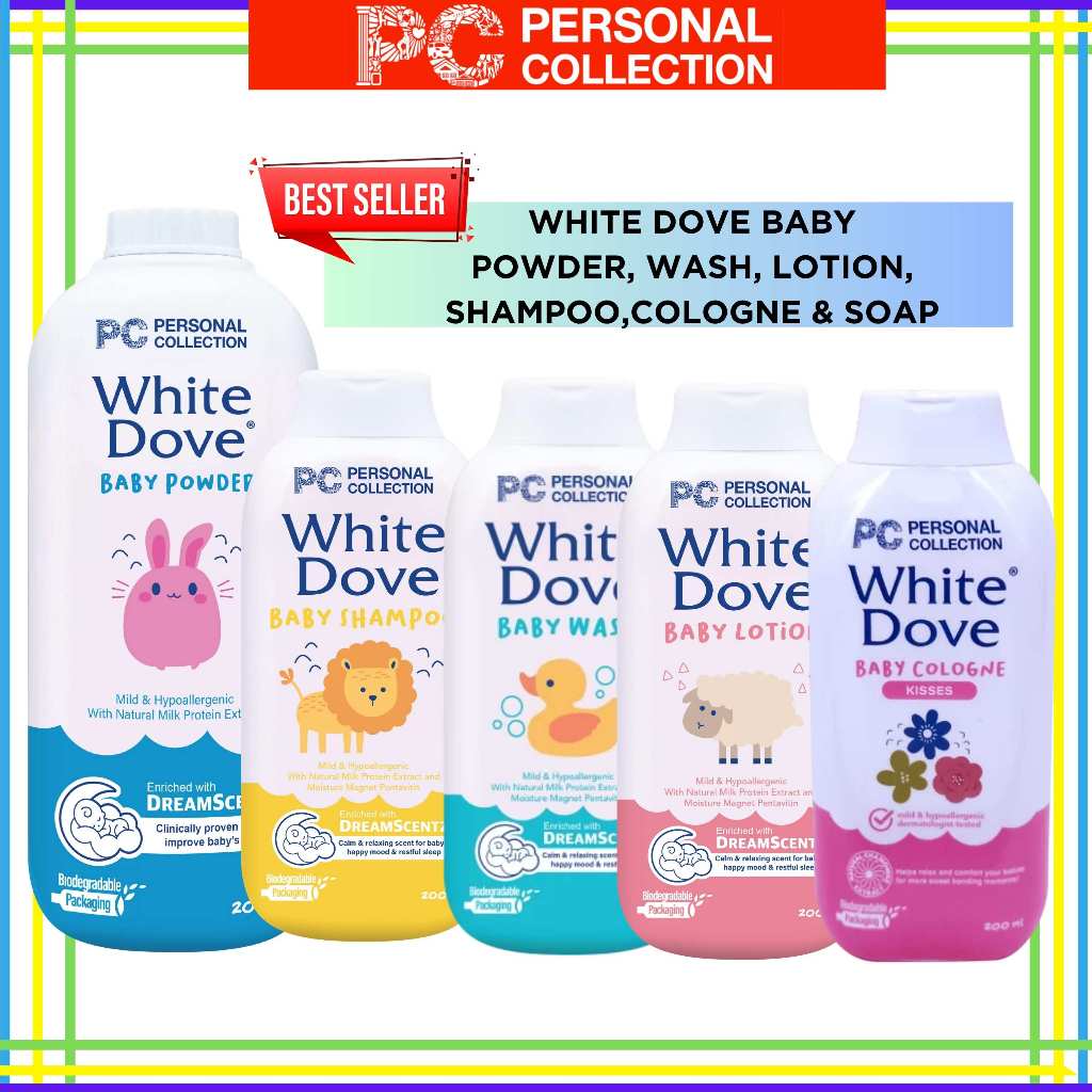 Personal Collection White Dove Baby Powder Shampoo Wash Lotion and ...