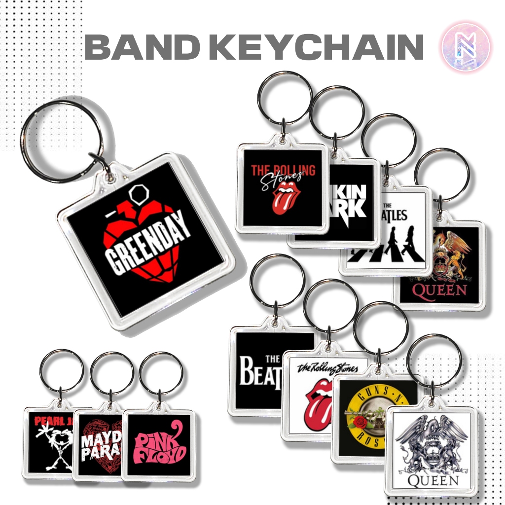 BAND ACRYLIC KEYCHAIN ( OPEN FOR CUSTOMIZE) Back to Back Picture ...