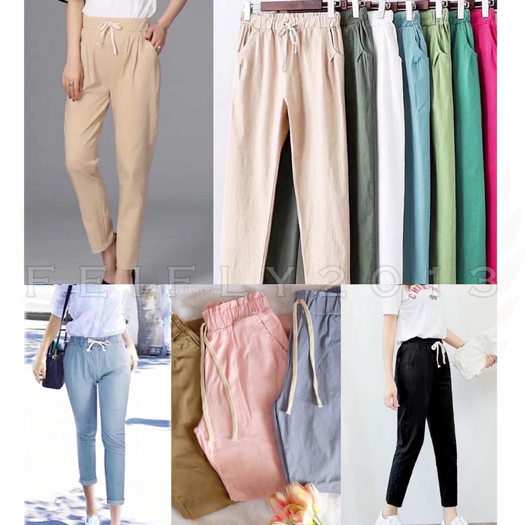 FEIFLY Pastel Candy Trouser Pants (fits 25 to 30) 10553 | Shopee ...