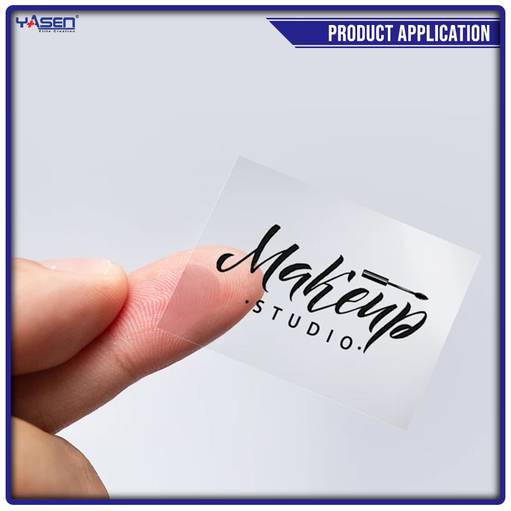 YASEN Transparent Vinyl Sticker A4 Size Waterproof Sticker Paper 150GSM ...