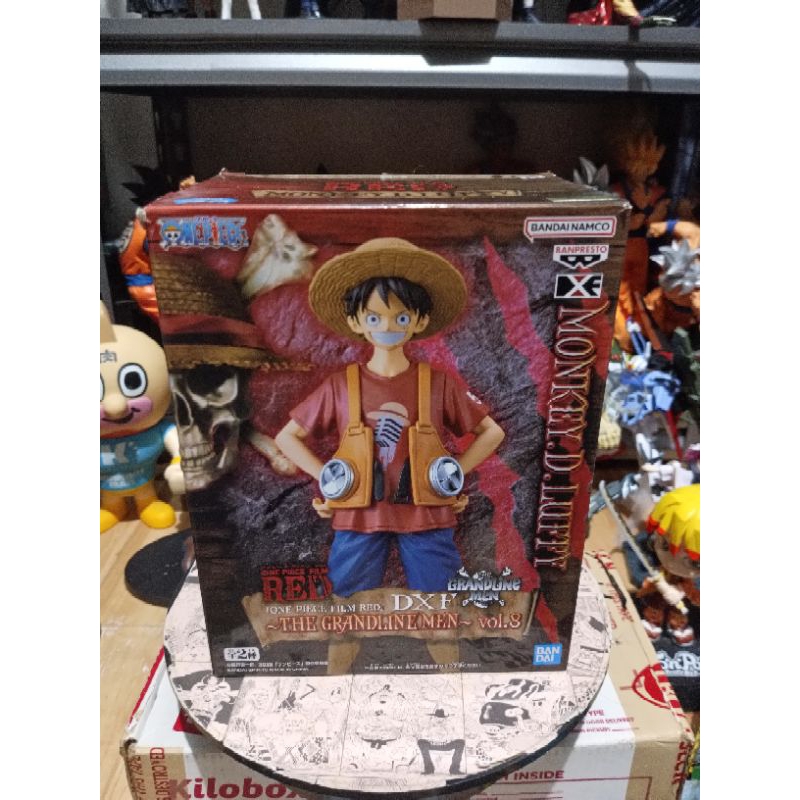 Authentic Monkey D. Luffy of One Piece DXF The Grandline Men Film Red Vol. 1 Bandai Spirits ...