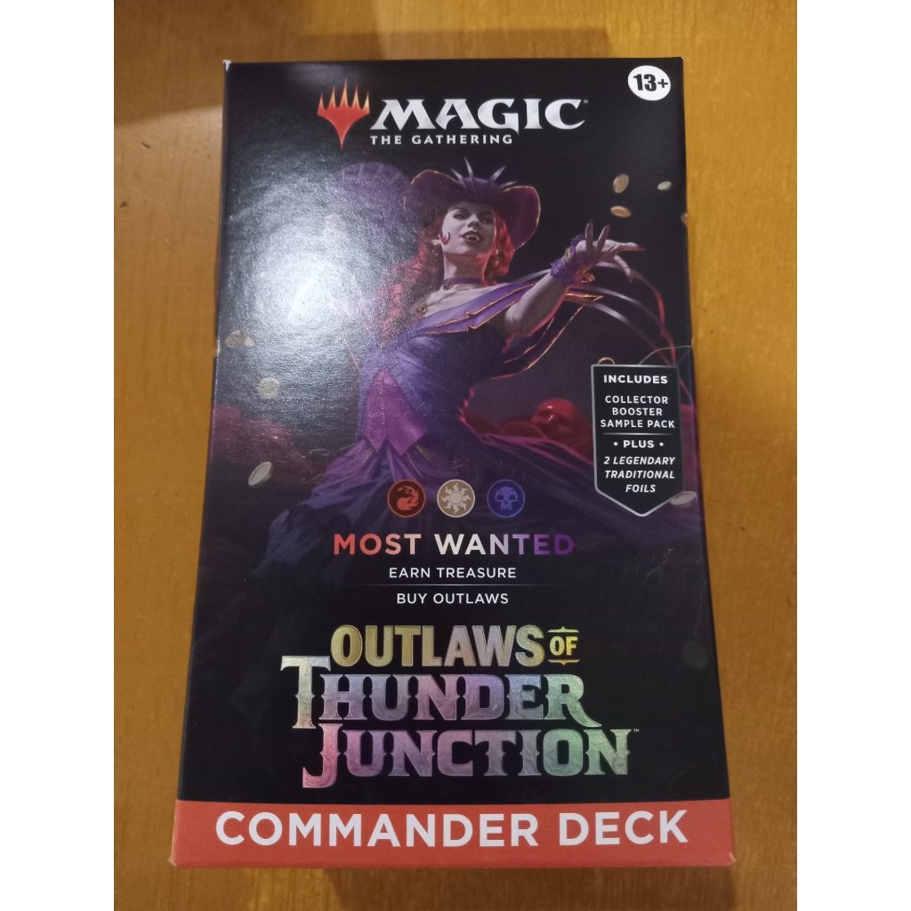 MTG Most Wanted Outlaws of Thunder Junction OTJ Commander Deck Magic ...