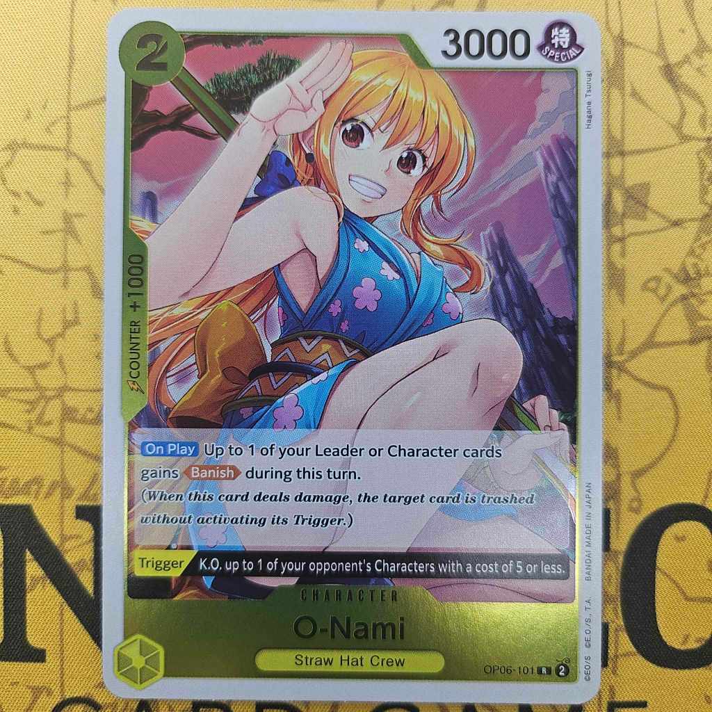 One Piece TCG [ENGLISH] OP06-101 R O-Nami [ENGLISH VERSION] | Shopee Philippines