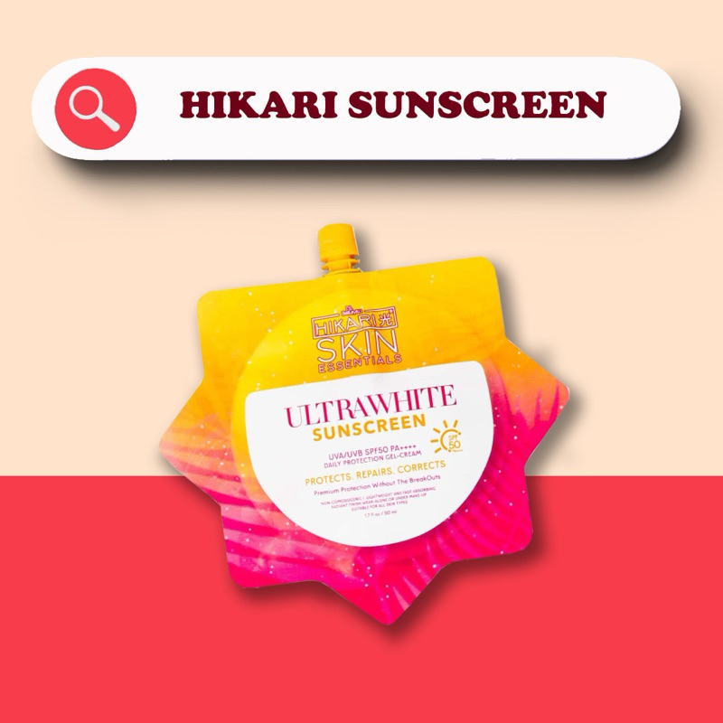 HIKARI ULTRAWHITE SUNSCREEN | Shopee Philippines