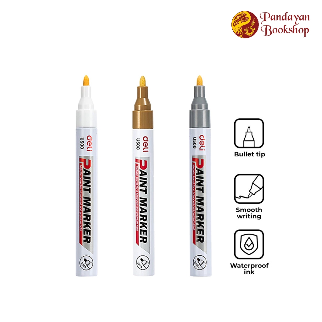 Deli Paint Marker U500 2mm (For Tombstone Remarking & Repainting ...