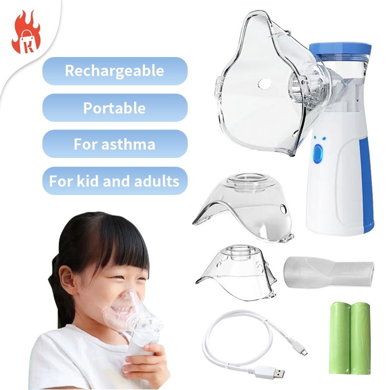 Mesh Portable Nebulizer Rechargable Inhaler Ultrasonic Spray Nebulizer ...