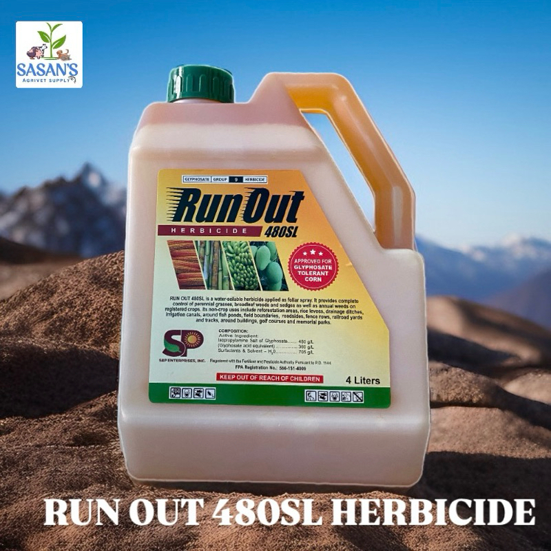 RUN OUT HERBICIDE 1 GALLON | Shopee Philippines