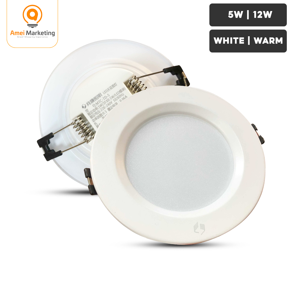 AMEI LED Ceiling Light Pin Light, 3 Colors 3500K/4000K/6500K Selectable ...