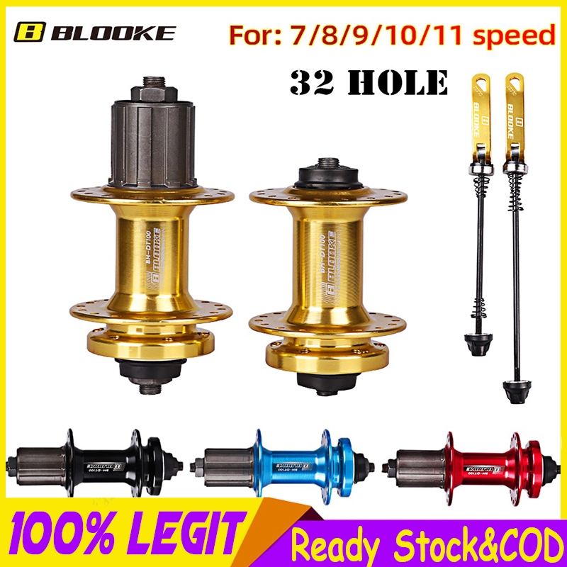 BLOOKE 32/36 Holes Mtb Bike Hub Ball Bearing Aluminum Alloy Freehub ...