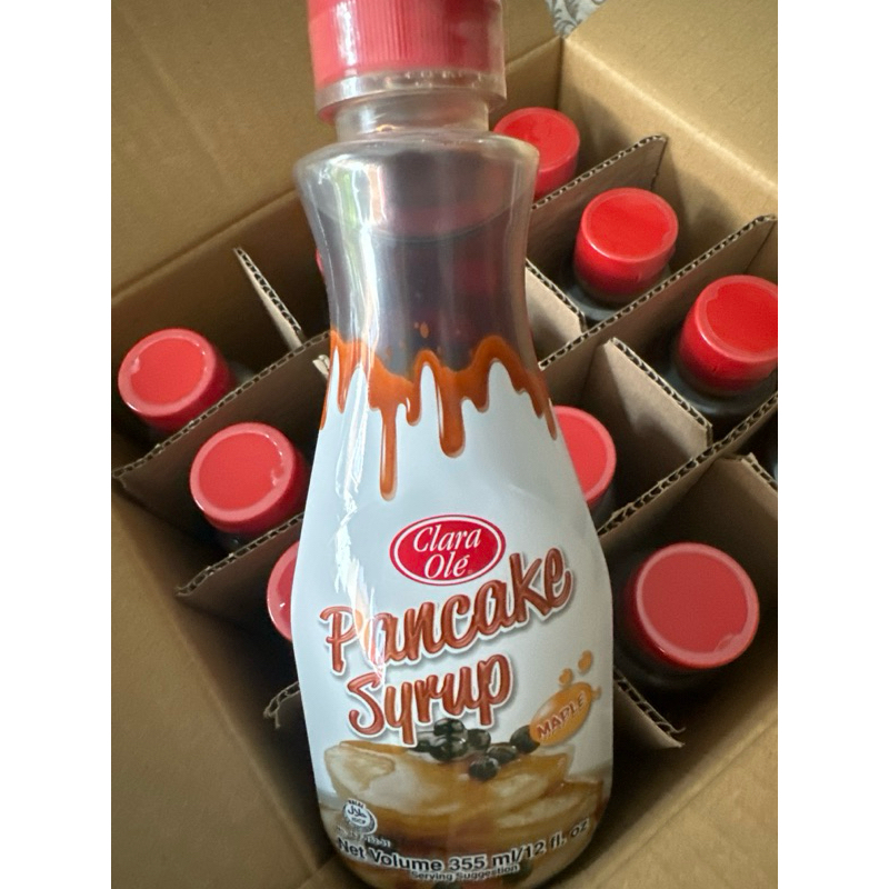 CLARA OLE PANCAKE SYRUP MAPLE/CINNAMON/CHOCO NUT FLAVOR 355ML | Shopee ...