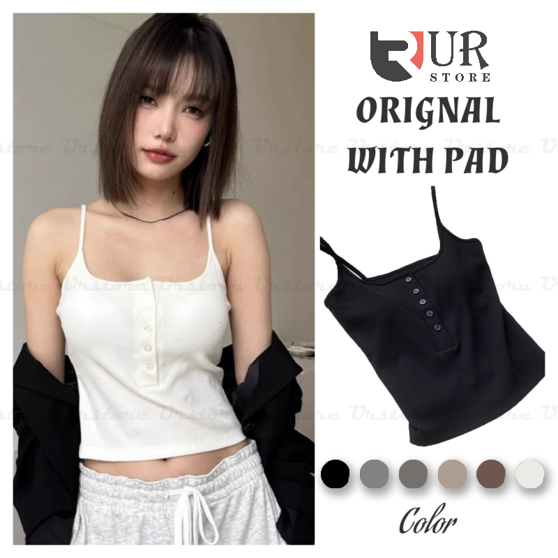 Women Sexy Stretchable Camisole Strap sando With Button Urstore ...