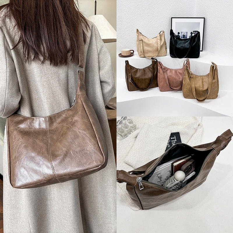 Mumu 4007 Women Soft Leather Large Office Sling Bag Students University ...
