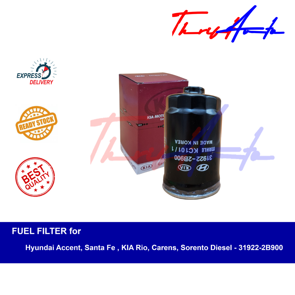 Fuel Filter for Hyundai Accent, Santa Fe / KIA Rio,Carens,Sorento ...