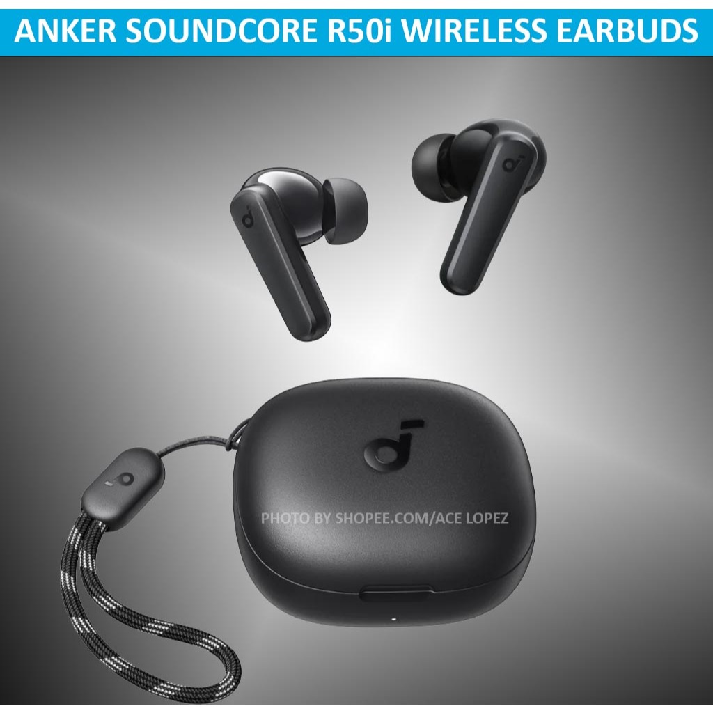 Anker Soundcore R50i Wireless Earbuds Bluetooth Black als21207 | Shopee ...