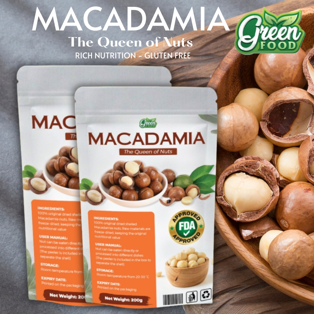 Macadamia Queen of Nuts Rich Nutrition Gluten Free Ready To Eat ...