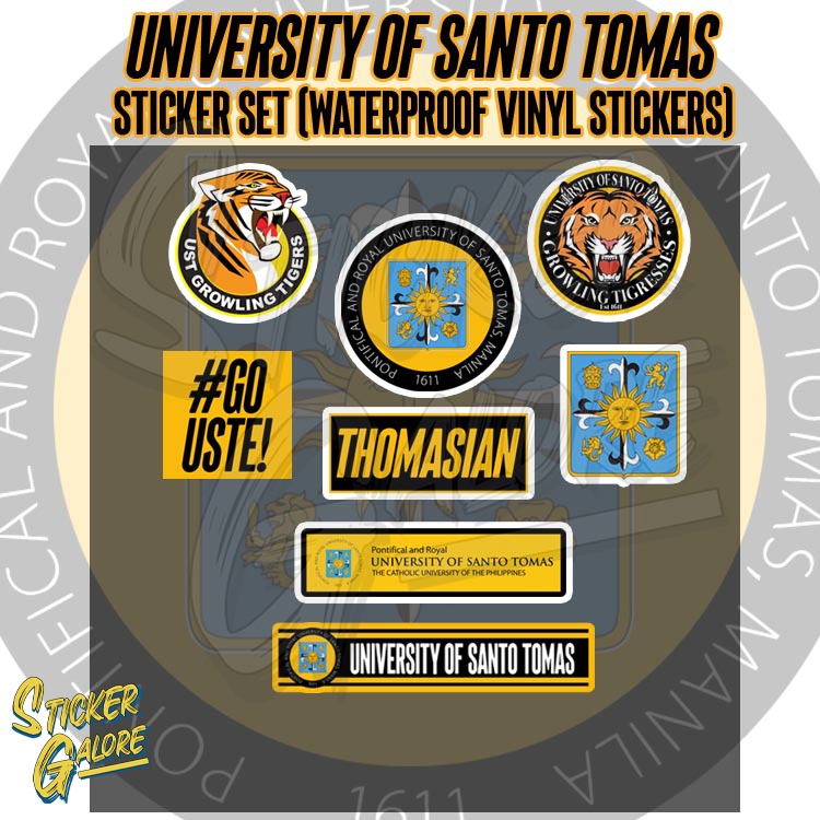 UNIVERSITY OF SANTO TOMAS UST UAAP WATERPROOF STICKER for cars, laptops ...