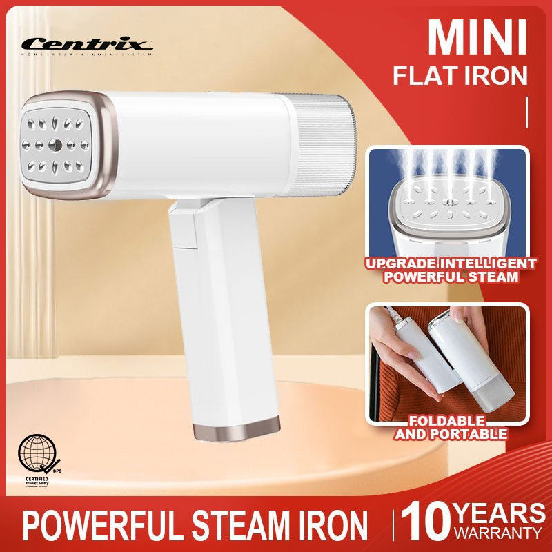 Centrix Powerful Handheld Steamer Iron For Clothes Mini Flat Iron ...