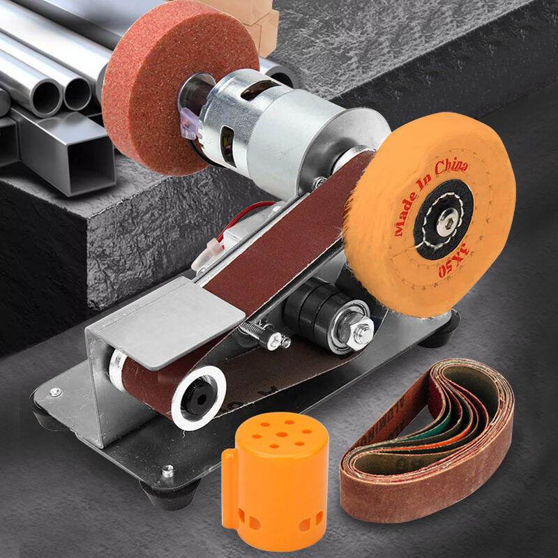 Electric Belt Sander Metal Polishing-Grinding Adjustable DIY Power ...