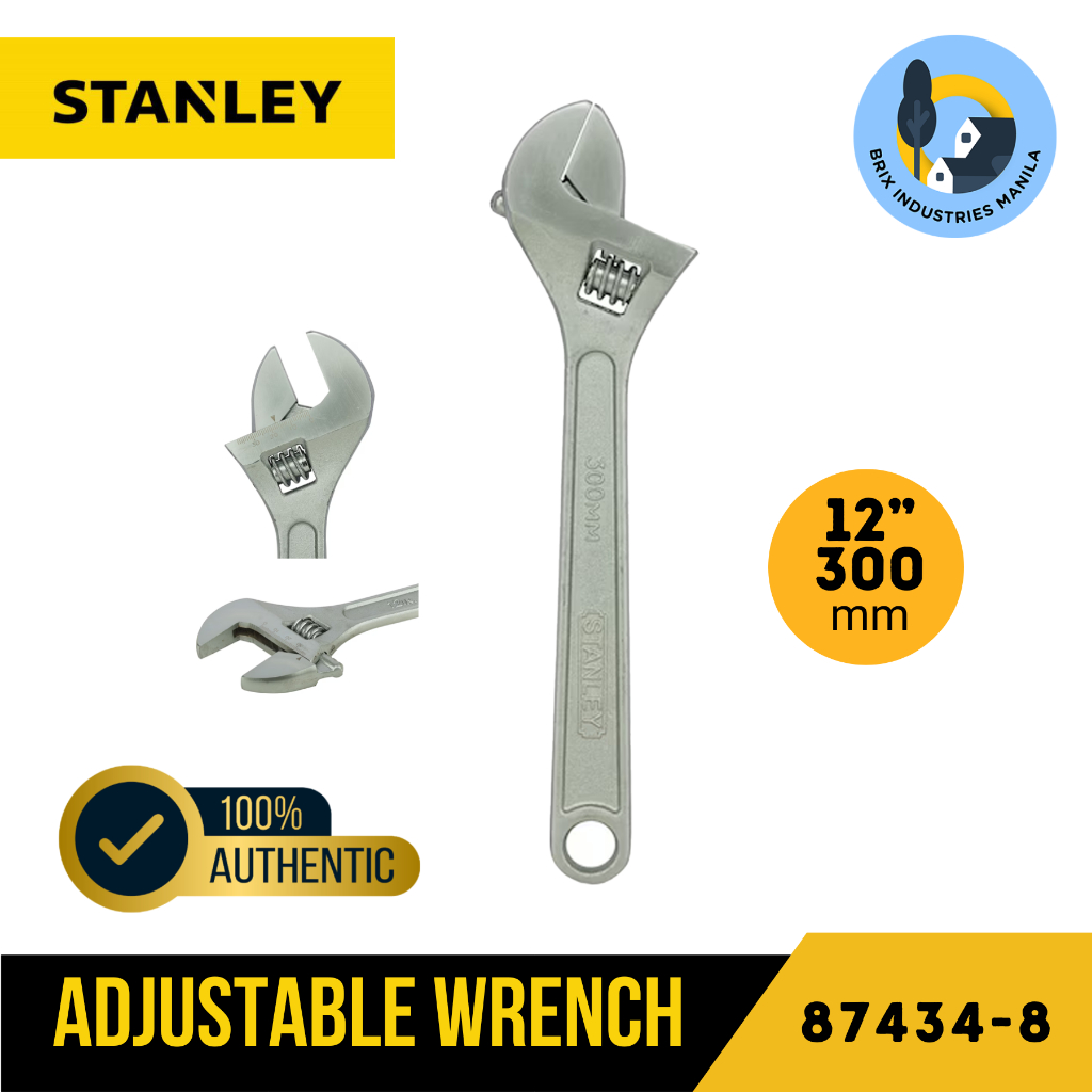 Stanley Adjustable Wrench Available Sizes 6", 8", 10", 12", and 15 ...