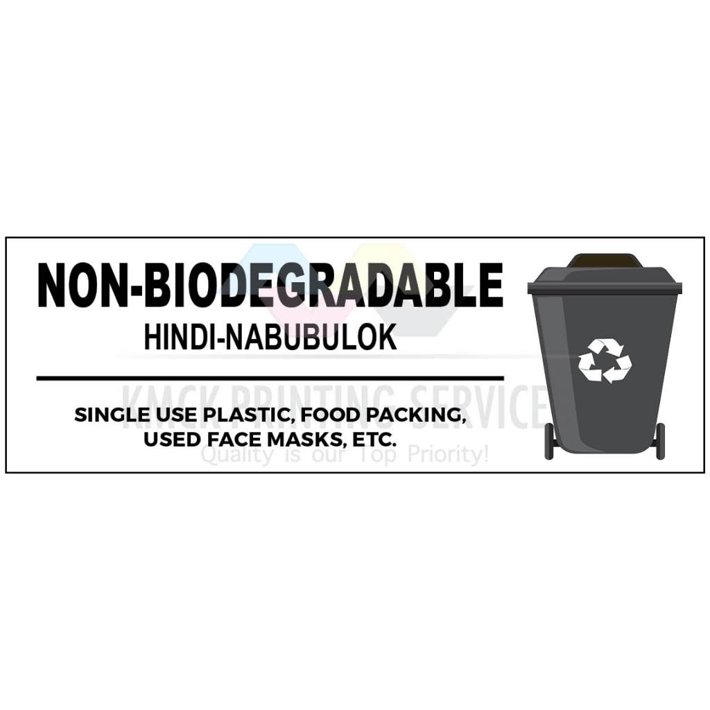 Garbage Bin Signs/Labels, Waste Disposal Sign | Shopee Philippines Garbage Bin Signs/Labels, Waste Disposal Sign | Shopee Philippines