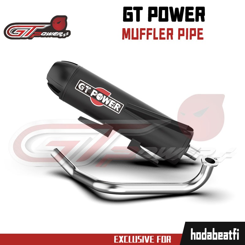 GT POWER Exhaust Power Pipe Set BEAT / BEAT FI Muffler Made In Thailand ...