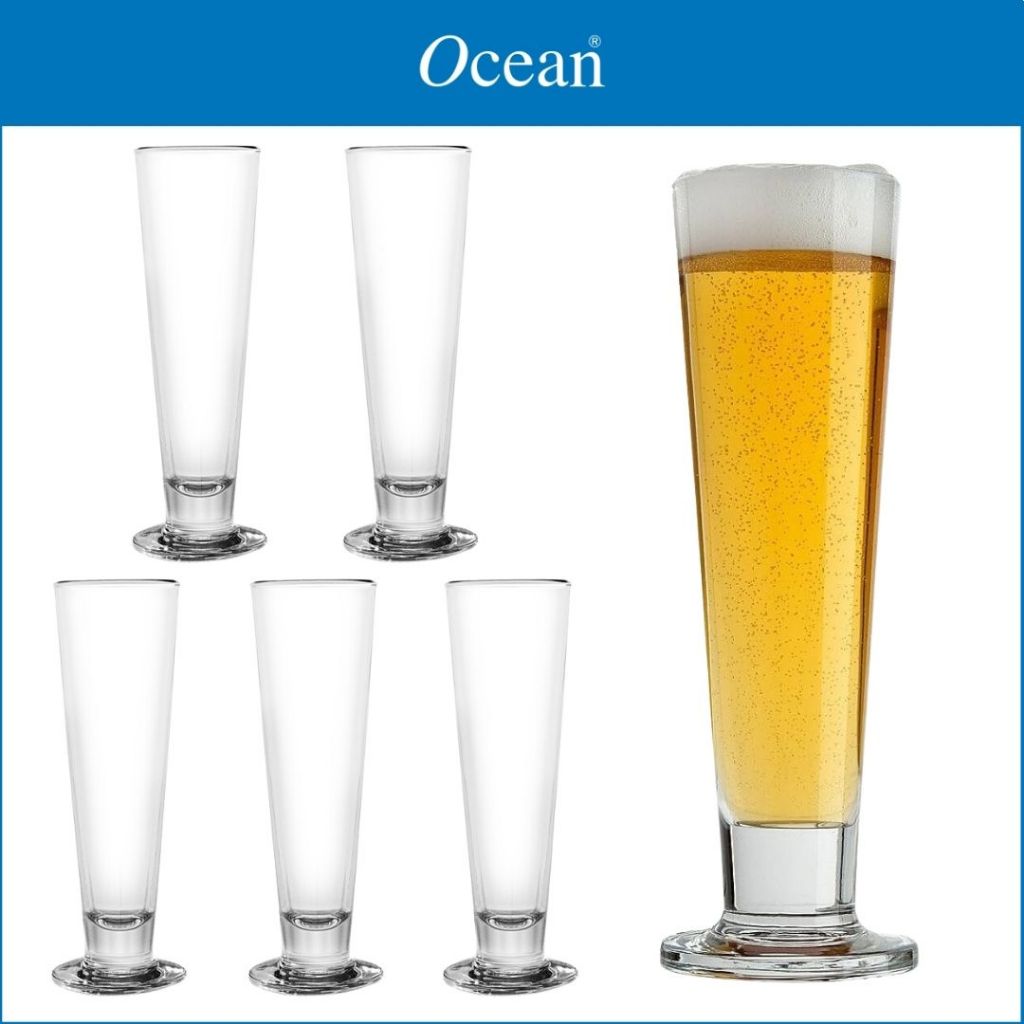 Ocean Glassware Viva Footed Tumbler Water Juice Drinking Glass 420ml (Set of 6) | Shopee Philippines