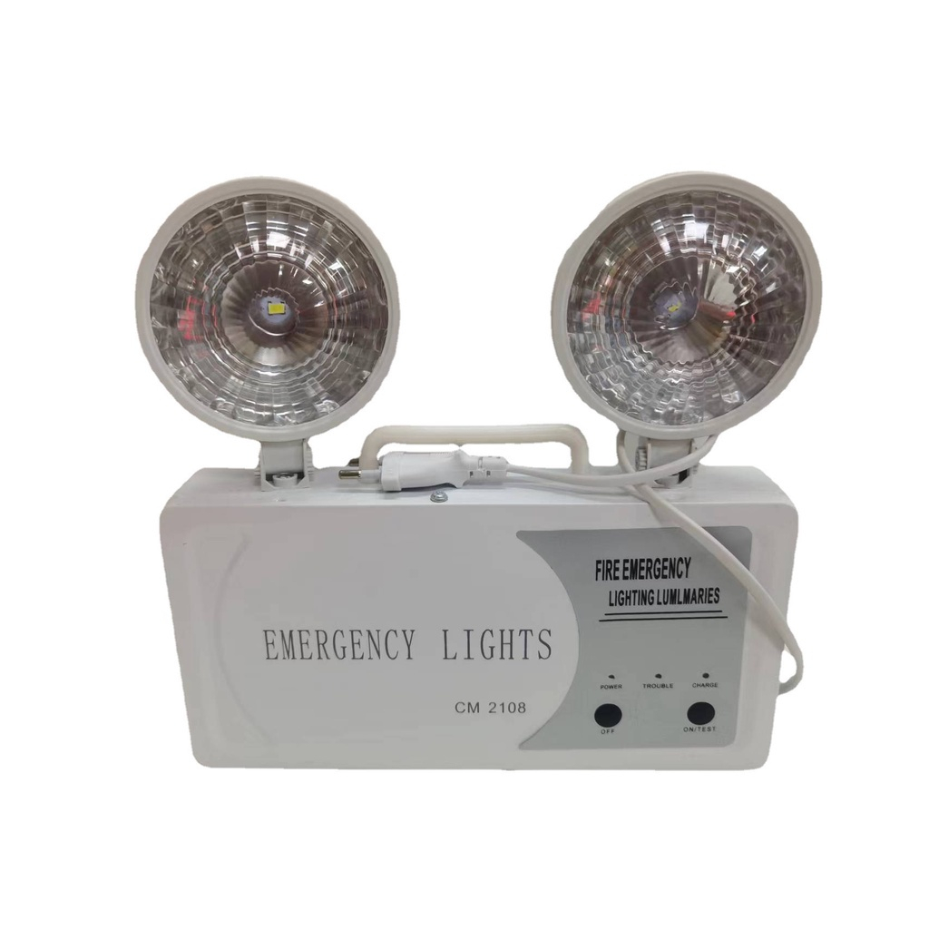 Twinhead Rechargeable Emergency Lamp Light Twin Head Lamp Emergency ...