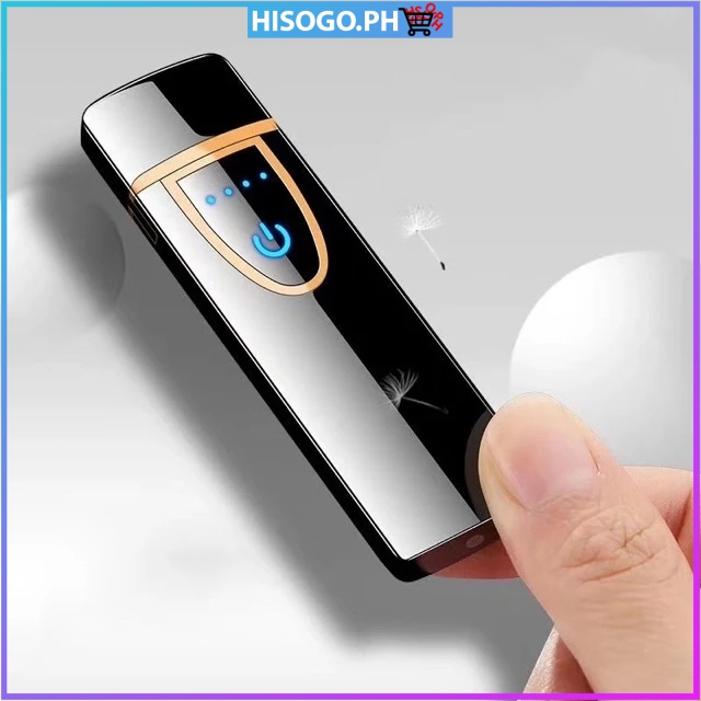 Touch Sensor Rechargeable Electric Lighter Arc Lighter Windproof ...