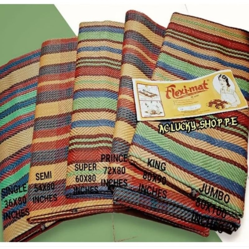 ORIGINAL FLEXI MAT Banig Synthetic Flexible Mat | Shopee Philippines