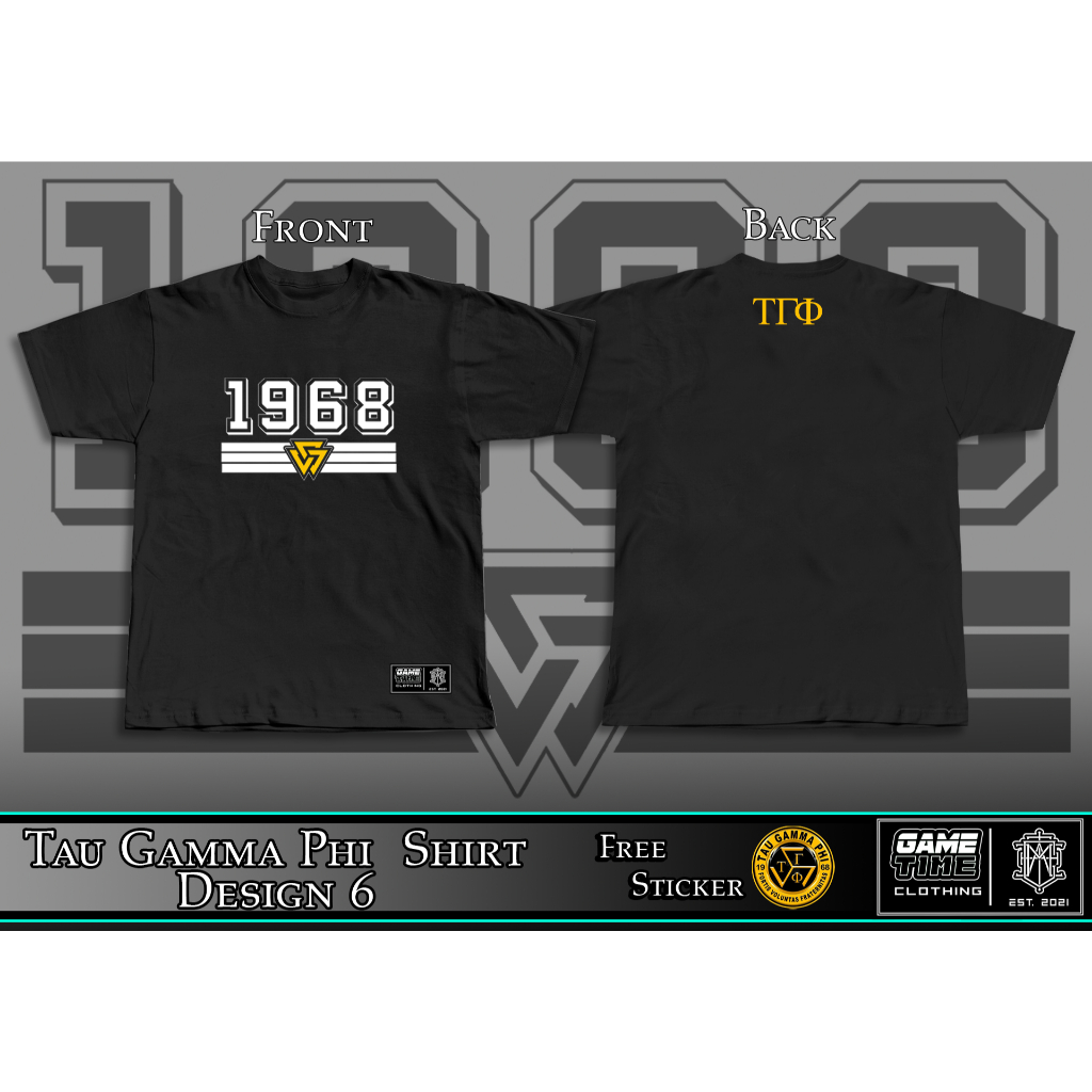Tau Gamma Phi (DESIGN#6)with free Sticker ONLY DTF PRINT | Shopee ...