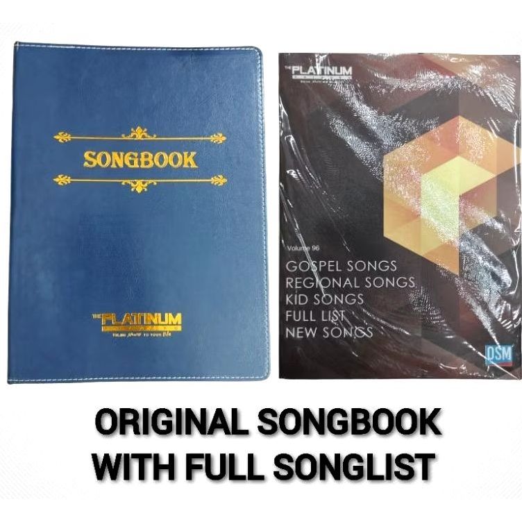 PLATINUM ORIGINAL CLEARBOOK and full songlist only (no cd) | Shopee Philippines