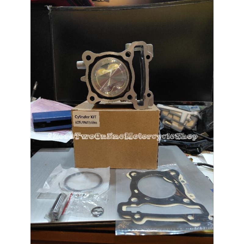 AAF 63mm Steelbore Block w/ Semi Dome Cast Piston for Nmax V1/V2 ...