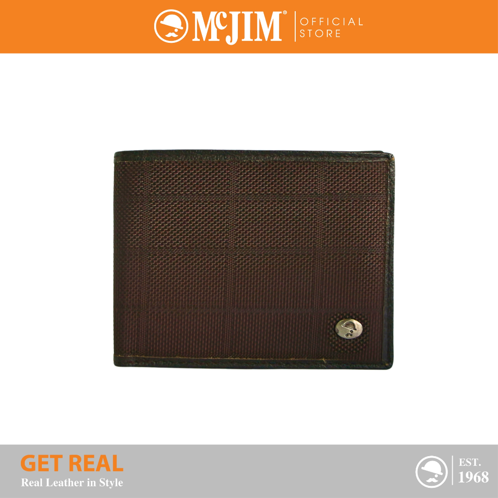 McJim Billfold Wallet w/ detachable Card holder (Smooth Cow Leather ...